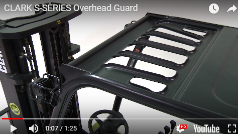 CLARK S-Series Forklift Overhead Guard Video | Cal-Lift Inc.