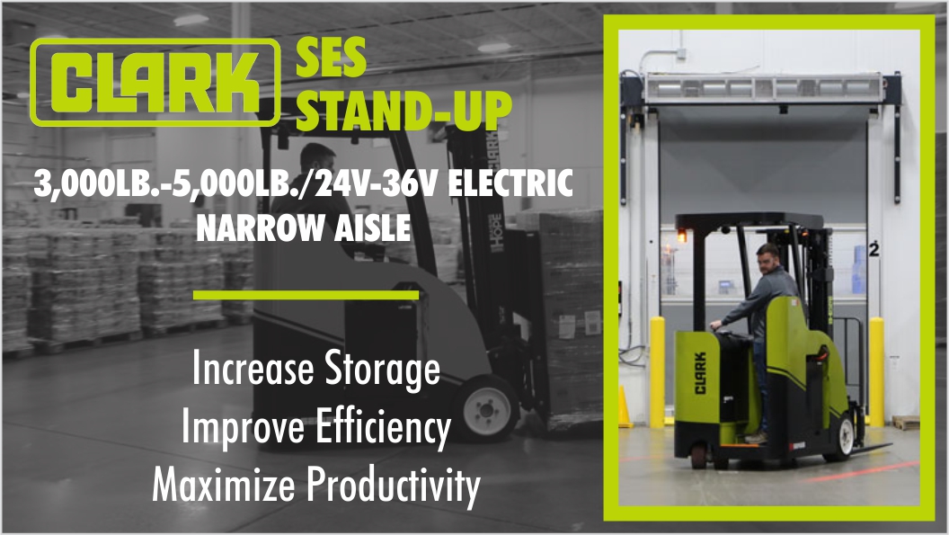 Introducing CLARK Material Handling’s Newest S-Series, The SES Stand-up ...